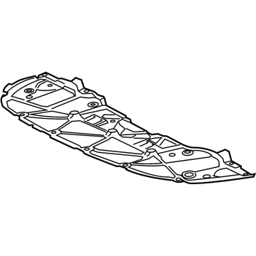 51441-06290 Genuine Toyota Cover, Engine Under