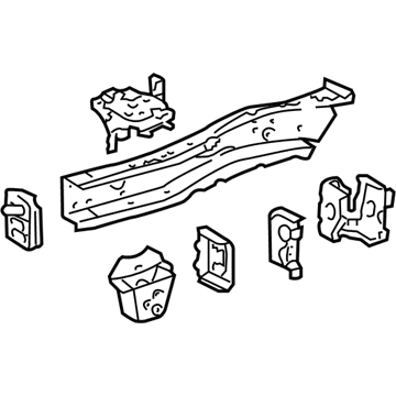 57028-08030 Genuine Toyota Member Sub-Assembly, Front