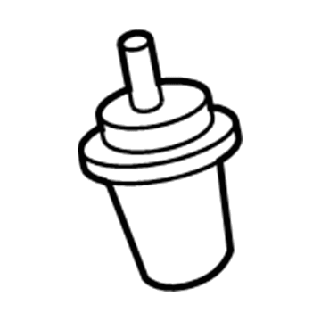 48341-0R010 Genuine Toyota Bumper, Rear Spring