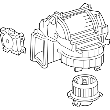 87130-06330 Genuine Toyota Blower Assembly