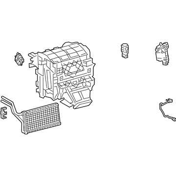 87050-06850 Genuine Toyota Radiator Assembly, Air C
