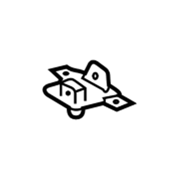 16506-0A090 Genuine Toyota Support, Radiator