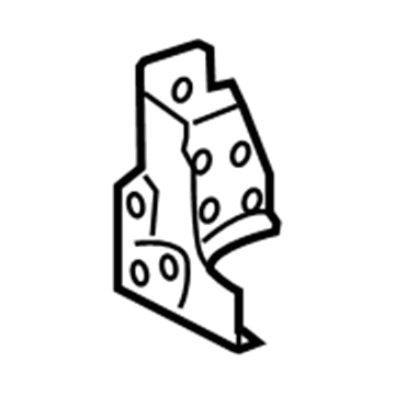 53814-12090 Genuine Toyota Extension, Front Fender, LH