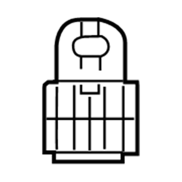 89348-12020 Genuine Toyota Clip, Ultrasonic Sensor