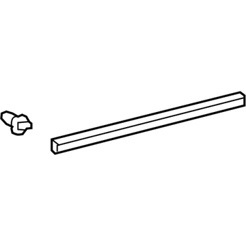 67863-0E020 Genuine Toyota WEATHERSTRIP, Front Door