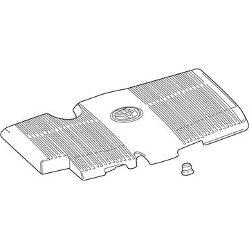 12601-37010 Genuine Toyota Cover Sub-Assembly, ENGI