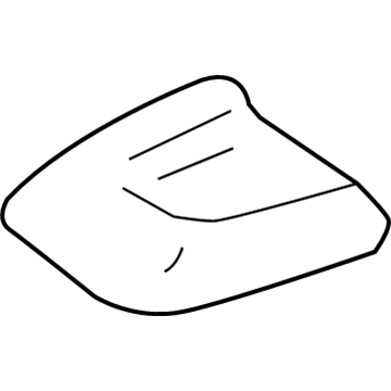51773-60150 Genuine Toyota Cover, Step Plate, RH