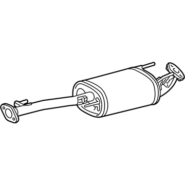 17420-31360 Genuine Toyota Center Exhaust Pipe Assembly