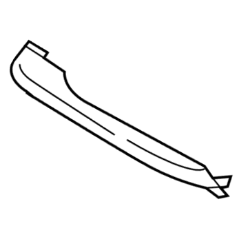 53124-06120 Genuine Toyota MOULDING, Radiator G