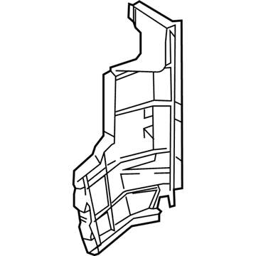 16595-0T040 Genuine Toyota Guide, Radiator Air