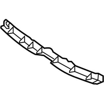 52125-0D060 Genuine Toyota Extension, Front Bumper