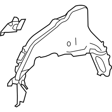 61607-02640 Genuine Toyota Panel Sub-Assembly, Quarter