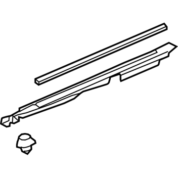 53825-06180 Genuine Toyota Protector, Front Fender