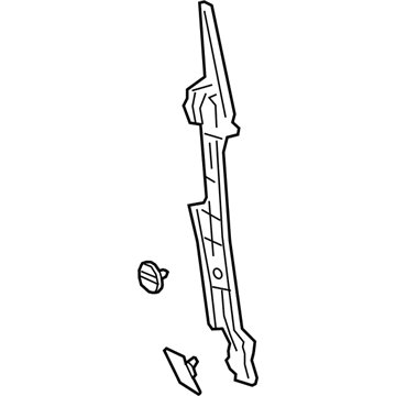 53883-06160 Genuine Toyota Seal, Front Fender, LH