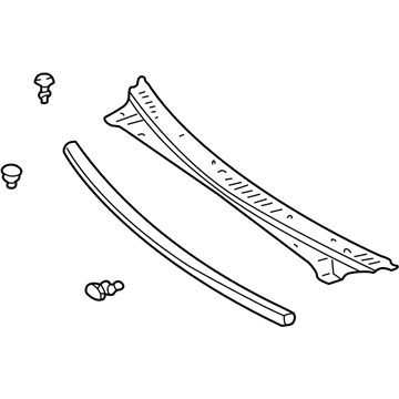 55708-0C010 Genuine Toyota Louver Sub-Assy, Cowl Top Ventilator