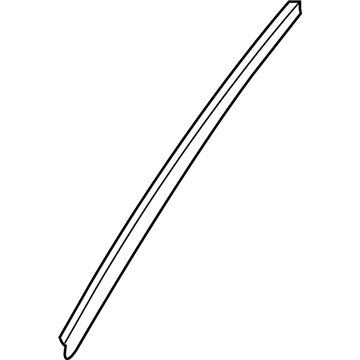 75534-04010 Genuine Toyota MOULDING, Windshield