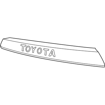 PZ323-35056 Genuine Toyota GARNISH,Front Bumper