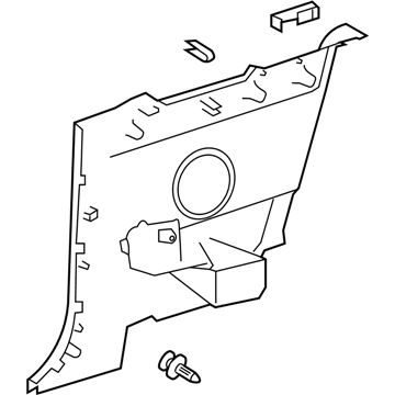 62510-21020-B1 Genuine Toyota Panel Assembly, Quarter