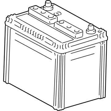 00544-24F60-575 Genuine Toyota TRUESTART Battery