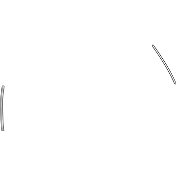 75573-0R030 Genuine Toyota MOULDING, Back Window