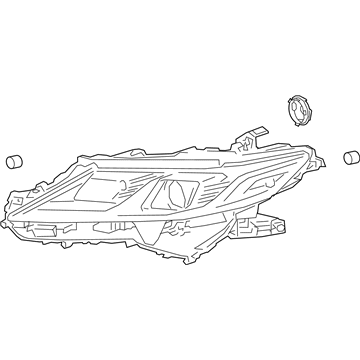 Toyota Camry Headlight - Guaranteed Genuine Toyota Parts