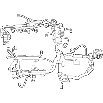 82121-06L30 Genuine Toyota Wire, Engine