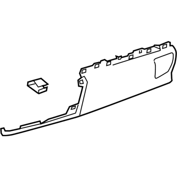 55470-02190-B0 Genuine Toyota GARNISH Assembly, Instrument