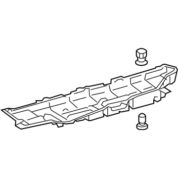50819-0E020 Genuine Toyota Cover Sub-Assembly, Front F