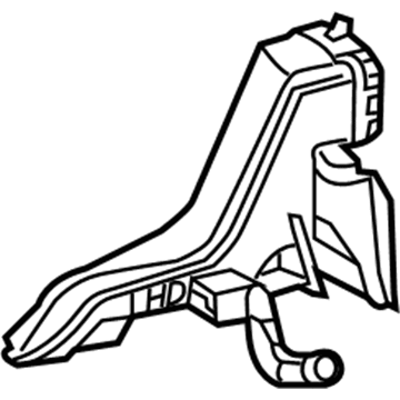 87201-0E190 Genuine Toyota Duct Sub-Assembly, Air