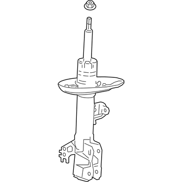 48510-8Z322 Genuine Toyota Shock Absorber Set Front Right