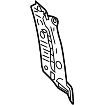 55130-F4010 Genuine Toyota Plate Assembly, Fender A