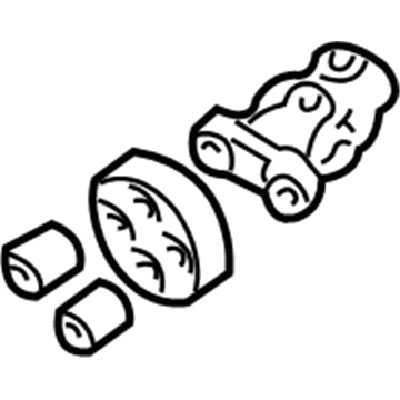 45230-60030 Genuine Toyota Coupling Assy, Flexible