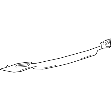 52169-06150 Genuine Toyota Cover, Rear Bumper, Lw