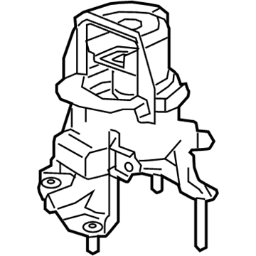 12371-F0011 Genuine Toyota INSULATOR, Engine Mo
