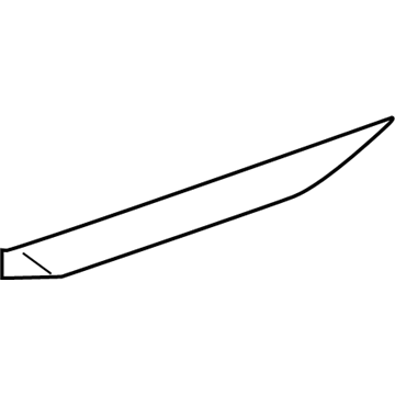 75744-0D010 Genuine Toyota MOULDING, Rear Door Ou