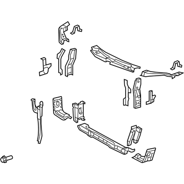Toyota Camry Radiator Support - Guaranteed Genuine Toyota Parts