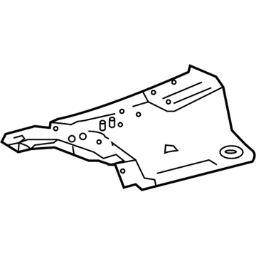 58306-0E051 Genuine Toyota Panel Sub-Assembly, Rear F