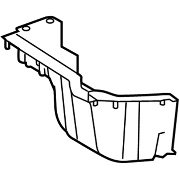 64997-0R010 Genuine Toyota Box, Deck Floor, LH