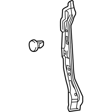 53828-0R030 Genuine Toyota Protector, Front Fender