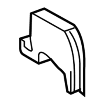 53153-0E020 Genuine Toyota Guide, Front Side Air