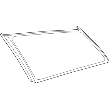 62710-02040 Genuine Toyota Window Assy, Quarter, RH