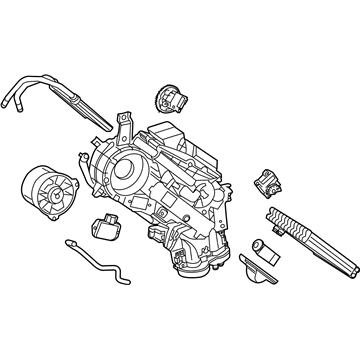 87030-0E060 Genuine Toyota Blower Assembly, Air Con