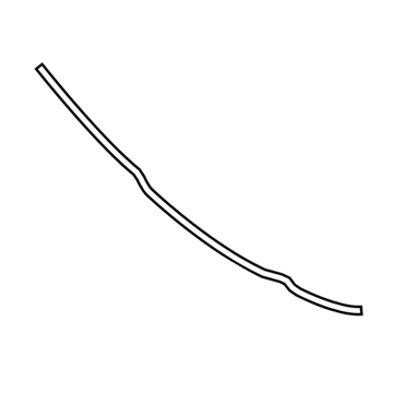 67896-04020 Genuine Toyota WEATHERSTRIP, Rear Door