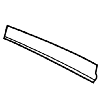75755-0E030 Genuine Toyota MOULDING, Front Door Window Frame