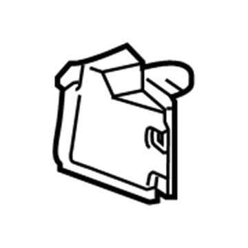 16695-F0010 Genuine Toyota Plate, Radiator Side