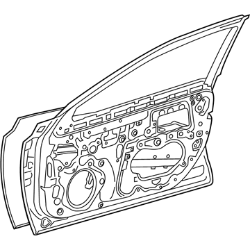 67001-06280 Genuine Toyota Panel Sub-Assembly, Front D