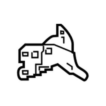 53814-12110 Genuine Toyota Extension, Front Fender