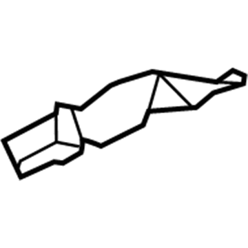 53867-06140 Genuine Toyota Seal, Front Fender To C