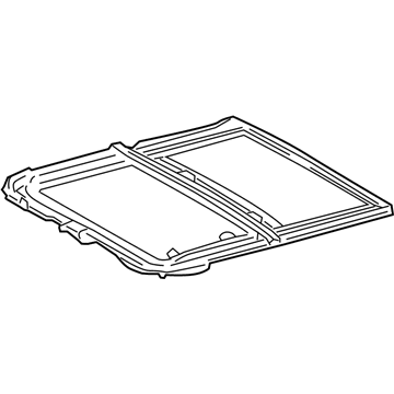 63202-AA030 Genuine Toyota Rail Sub-Assy, Slide Roof
