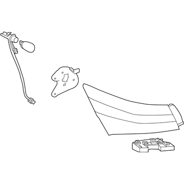 81560-07070 Genuine Toyota Lamp Assembly, Rear Combination